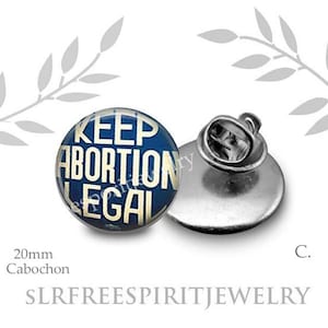 Pro Choice Pin, Protect Roe V Wade, Photo Jewelry, Feminist Jewelry ...