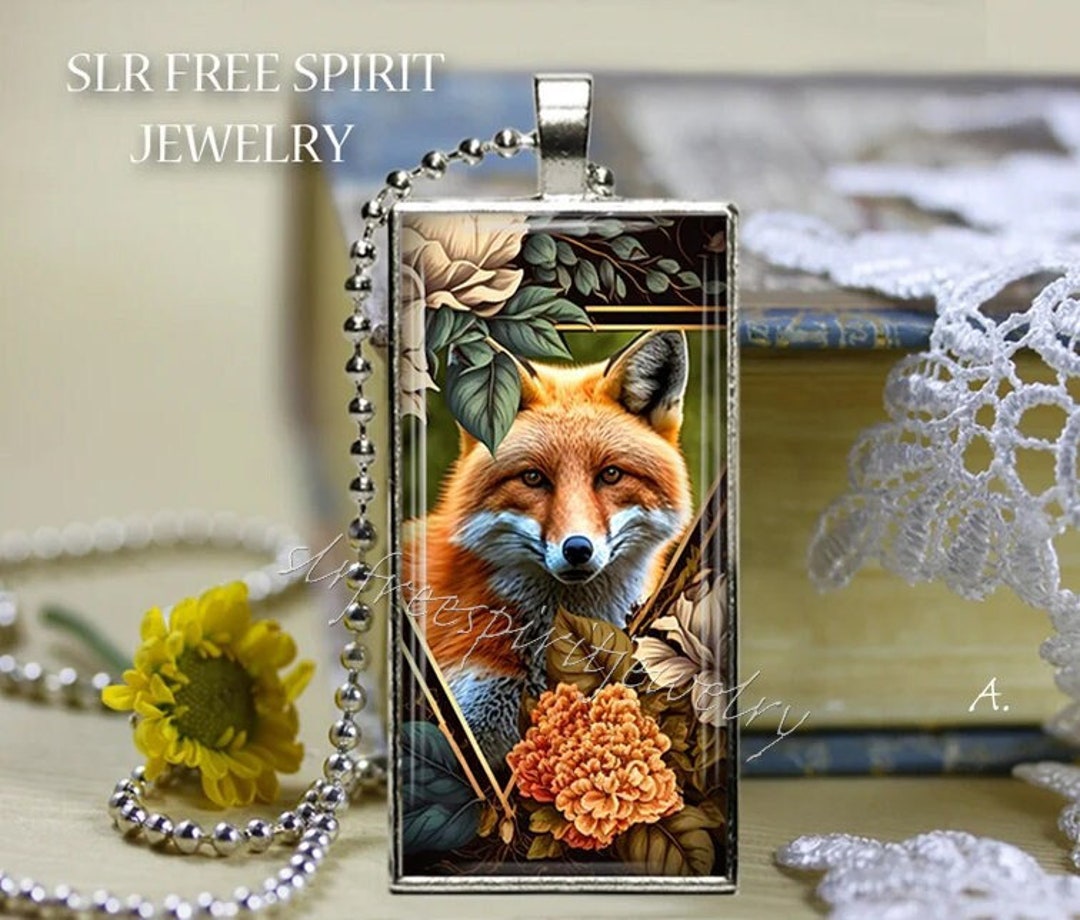 Beautiful Red Fox Necklaces, Nature Jewelry, Spirit Animal, Animal ...