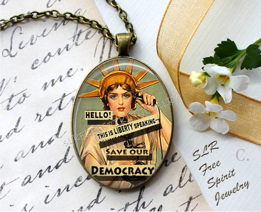 Vote Blue Pin, Political Jewelry, Campaign, Save Our Democracy Pin ...