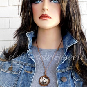 White Wolf, Spirit Animal Necklace, Nature Jewelry, Wisdom ...