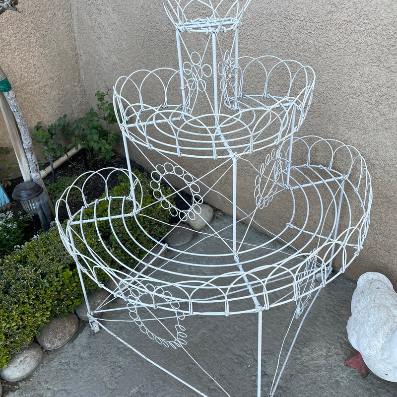 Wire Plant Stand - Etsy