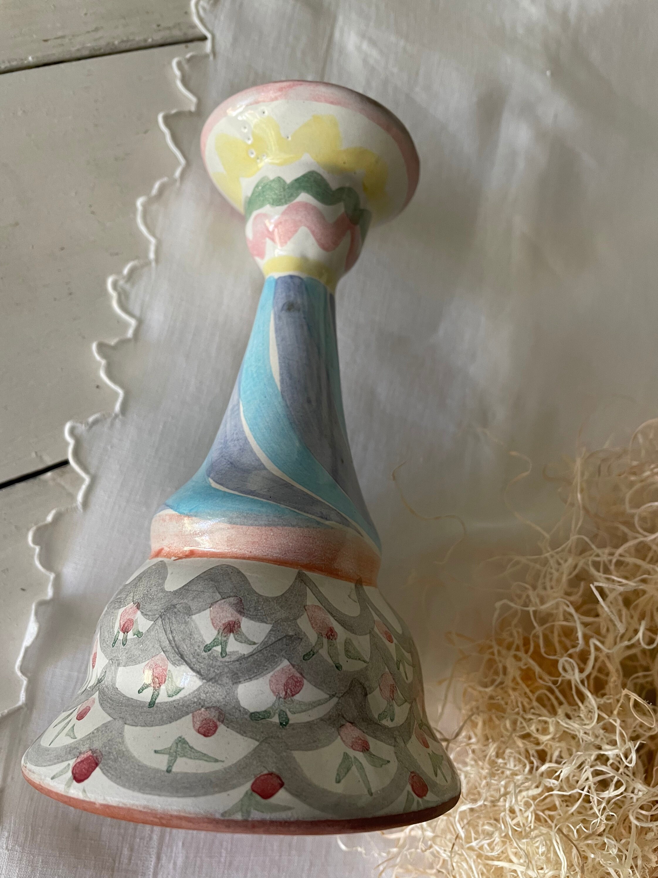 Old Mackenzie Childs Candlestick - Etsy