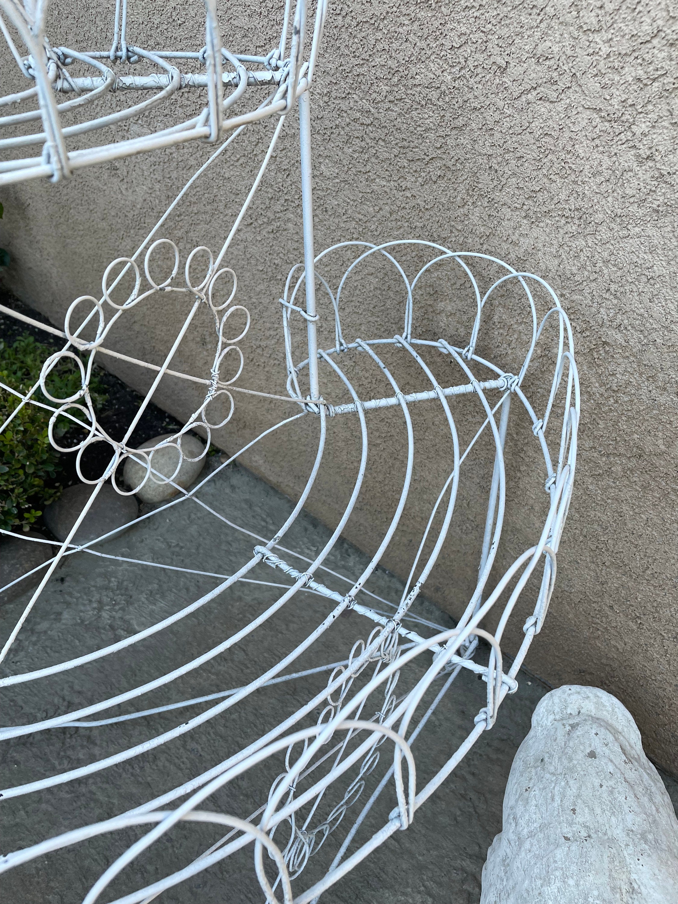 Antique/vintage Garden Wire Plant Stand no Shipping - Etsy