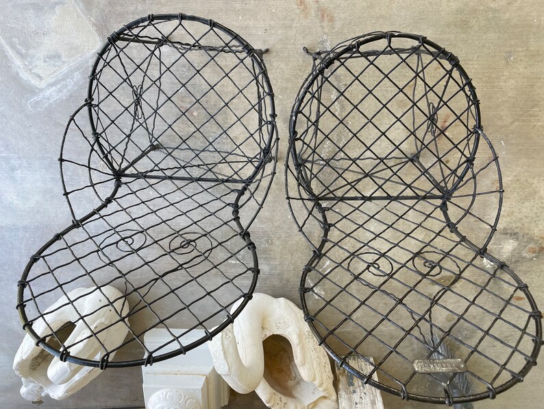 Rare Antique Early 1900’s Victorian Wire Settee & Chairs - Etsy