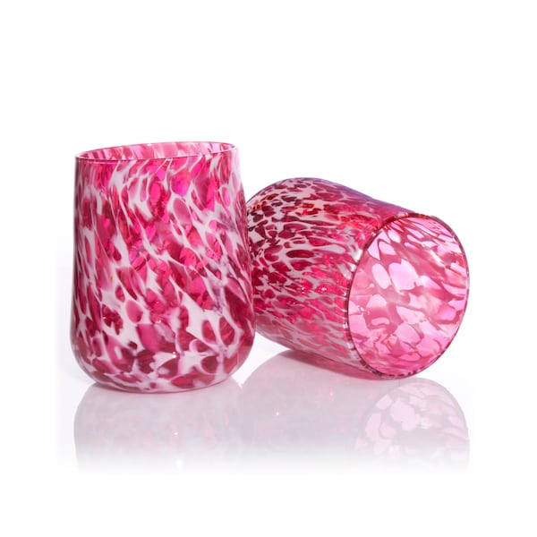 Pink Glassware - Etsy