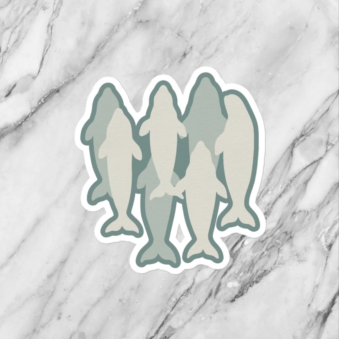 Beluga Pod Vinyl Sticker - Etsy