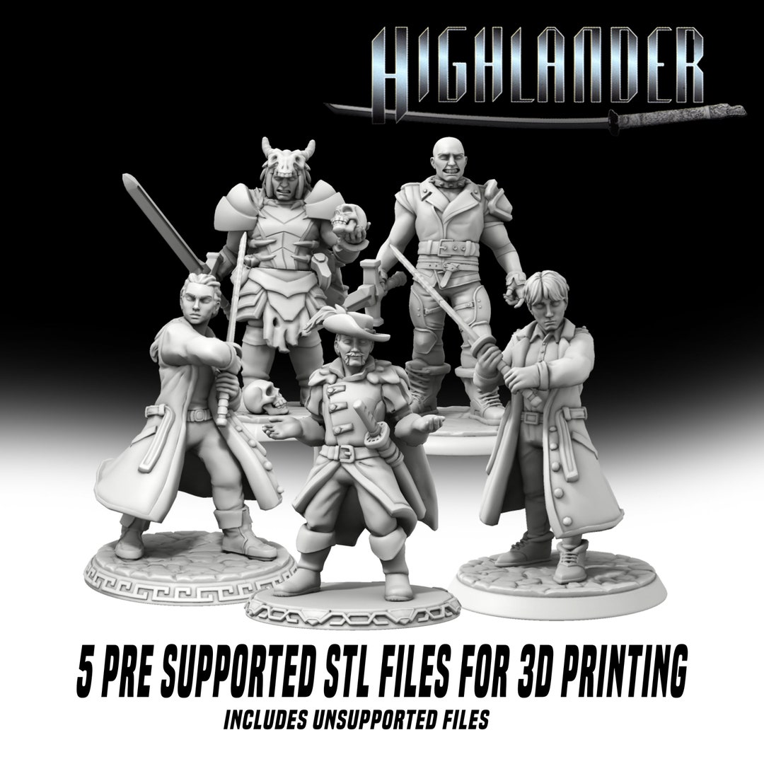 Highlander D&D Tabletop Gaming MINI Set - Etsy