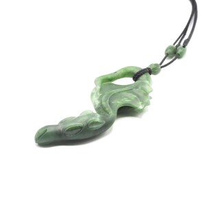 Hand Carved Yukon Nephrite Jade Dragon Pendant - Etsy