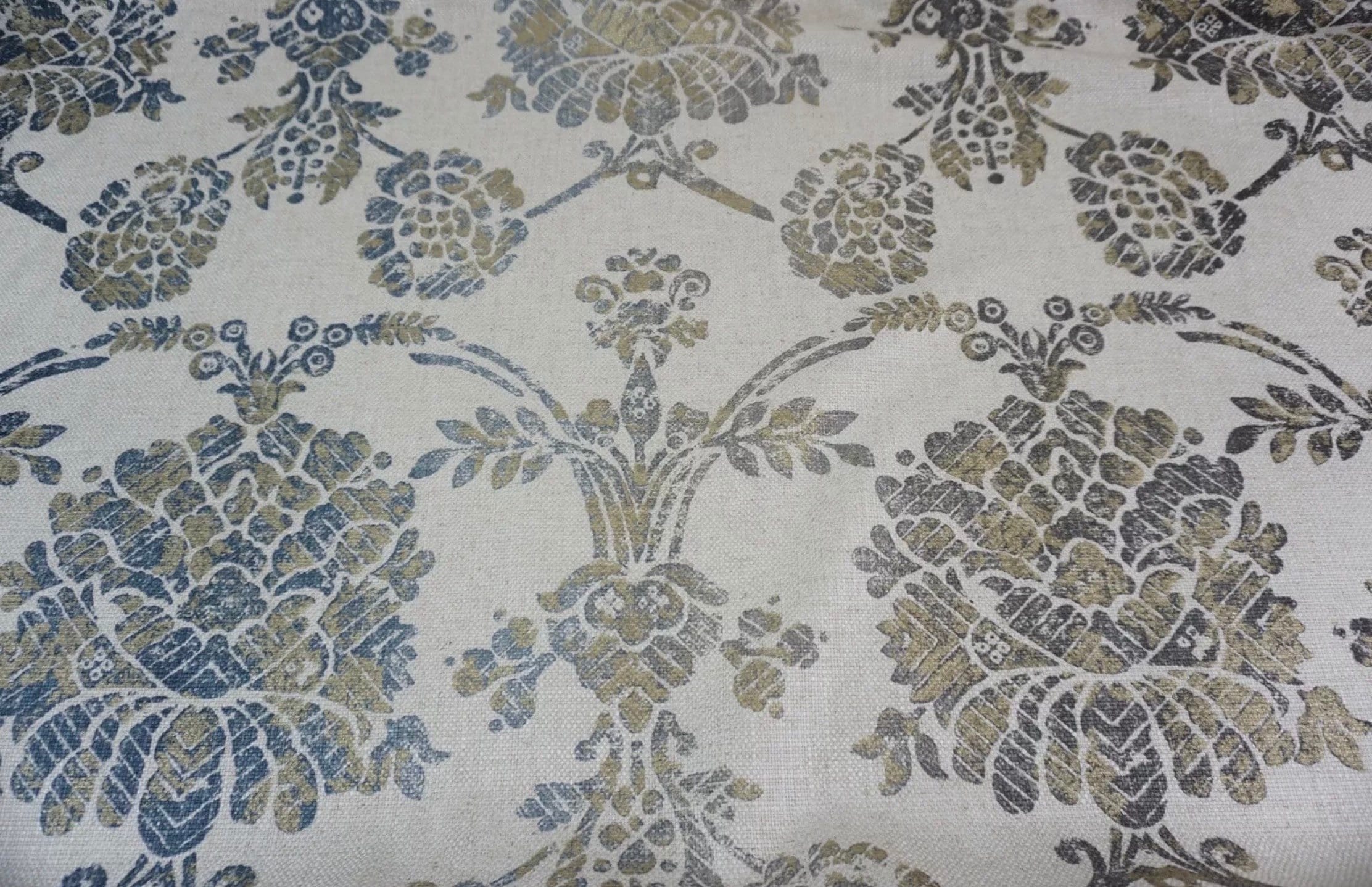 Designers Guild “sukumala Lino” Custom Made Curtains-roman Blinds In ...