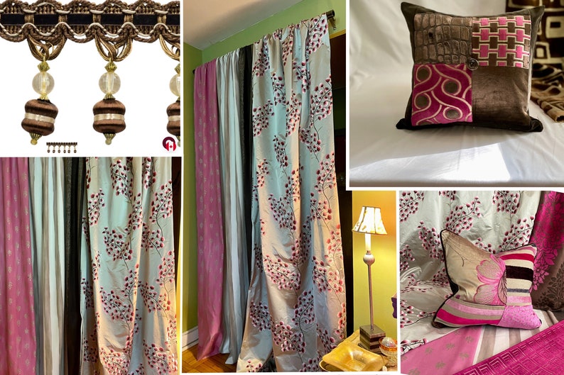 Designers Guild Fabrics Royal Collection" Tulip Tree", Embroidered Silk ...