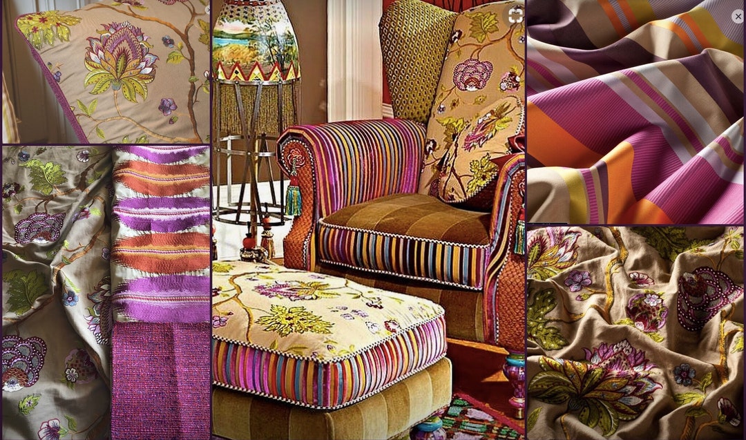 Designers Guild, Quilted Fabrics, BTY, Custom Made in Your Colours ...