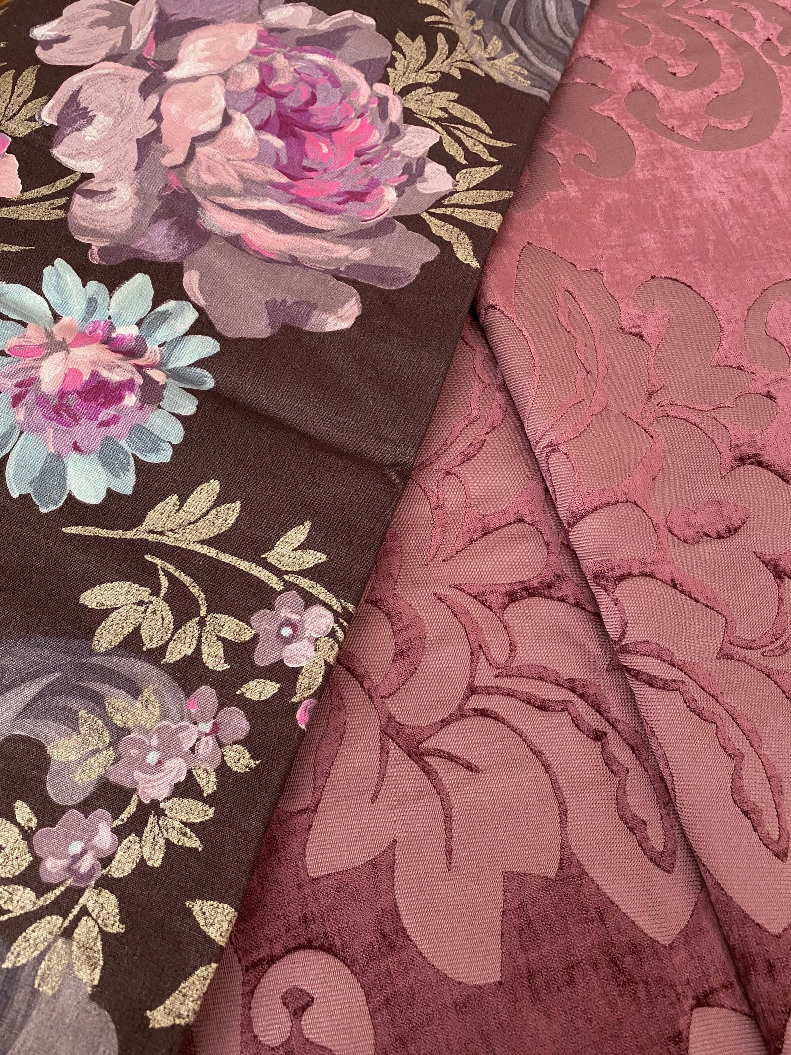 Designers Guild Fabrics Purple Chenille Upholstery Fabric - Etsy