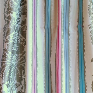 Designers Guild Fabric, musette Aqua Blue, Printed Cotton Curtain ...