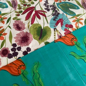Harlequin, "nalina" Printed Linen- Floral Design-light Upholstery and ...