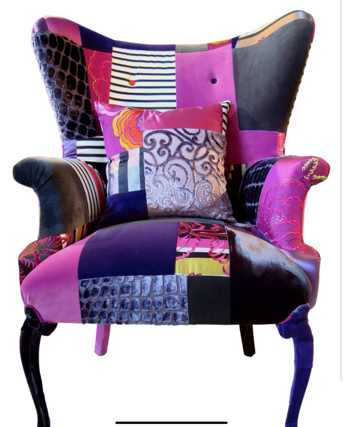 Designers Guild-quilted Fabric -violet Purple -velvet- Silk- From Jane ...