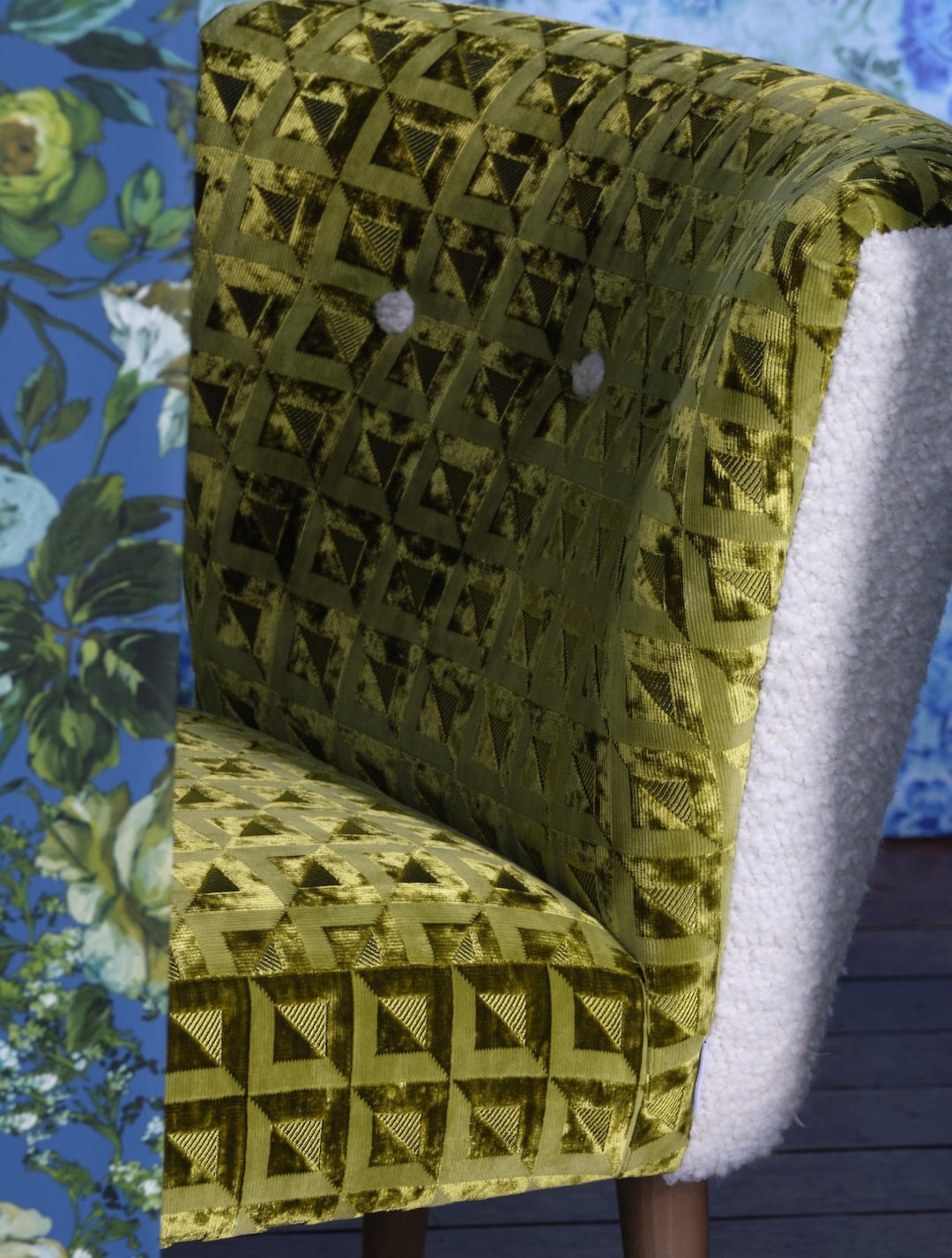 Designers Guild “montserrat-leaf” Velvet Jacquard-upholstery Velvet ...