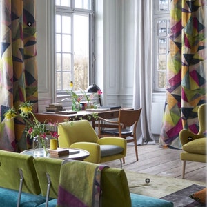 Designers Guild Fabric shikhara-berry Multicolour Contemporary Style ...
