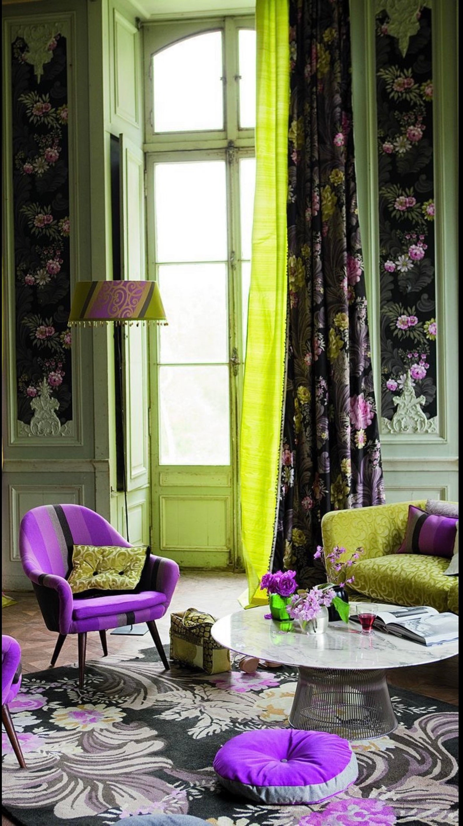 Designers Guild, darly, Custom Made Curtains-roman Blinds in Purple ...