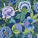 Designers Guild “rose De Damas- Indigo ” Printed Velvet - Upholstery ...