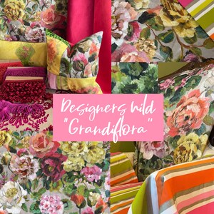 Designers Guild "campanile" Woven Silk Jacquard, Floral Damask in ...