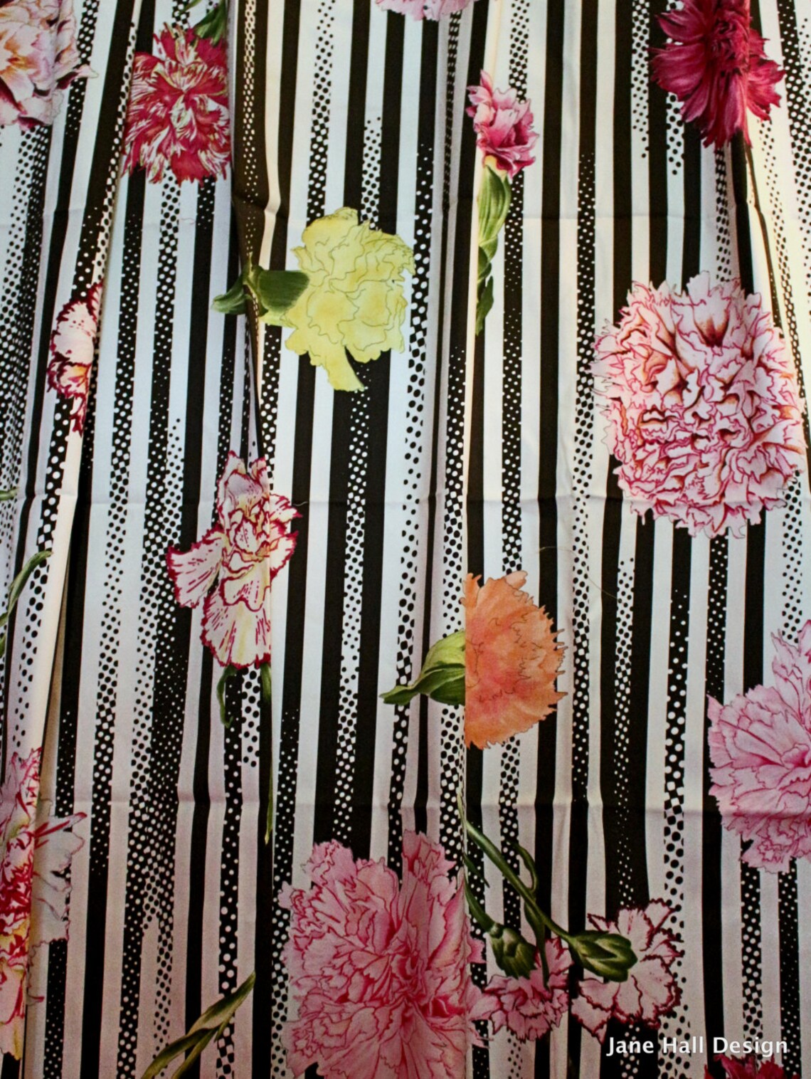 Christian Lacroix Designers Guild Fabrics Black Pink and - Etsy