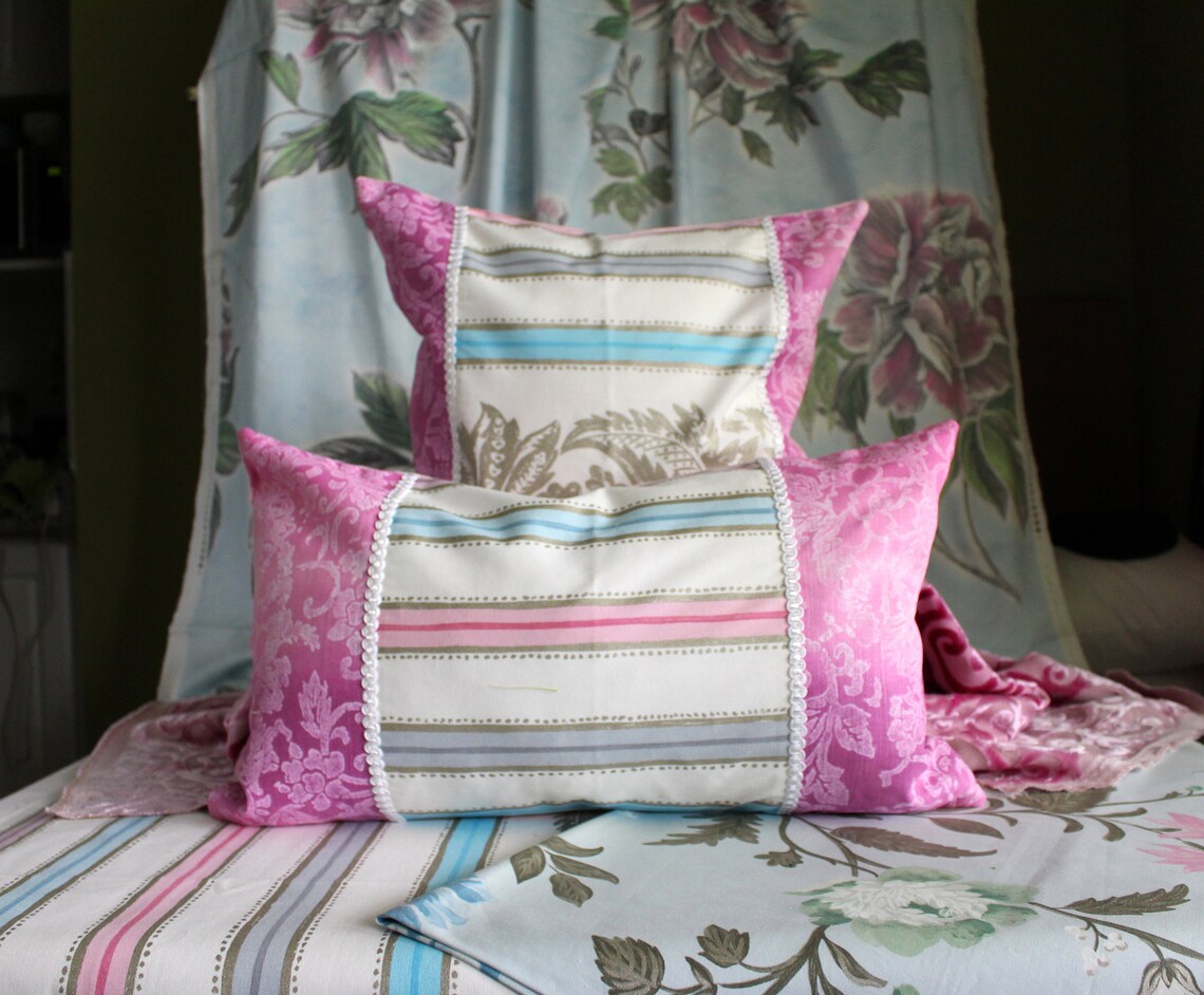 Designers Guild Fabric musette Aqua Blue Printed - Etsy