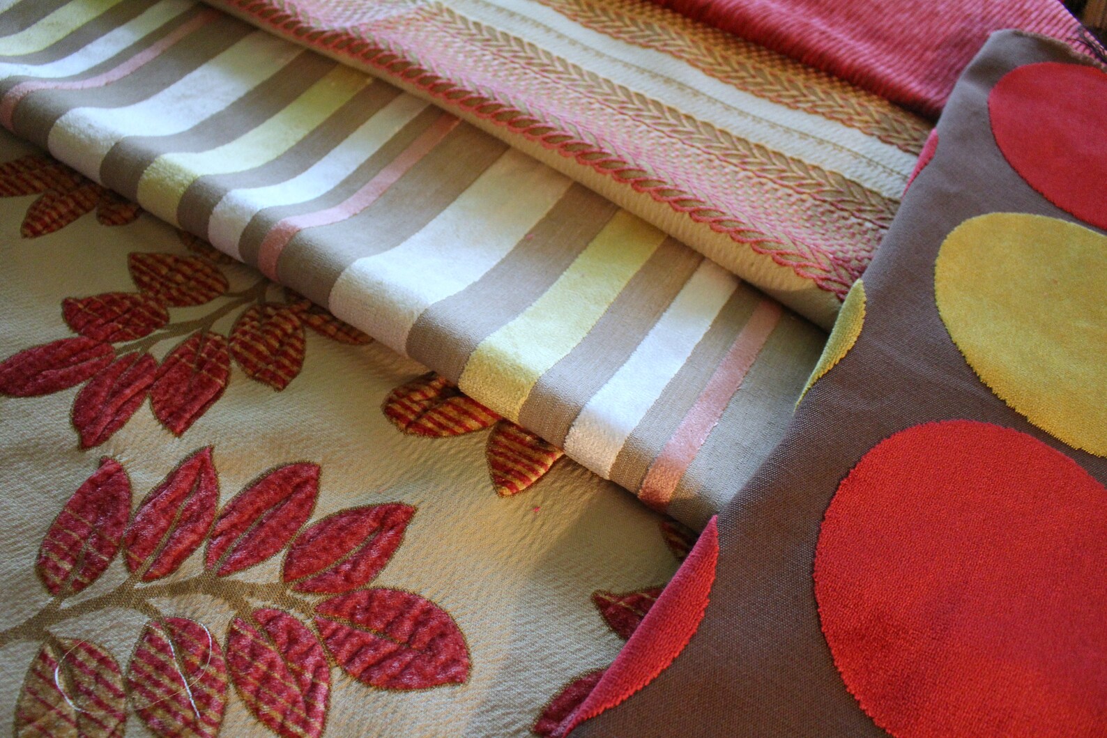 Designers Guild Fabrics musette Cream and Pink | Etsy