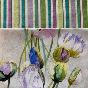 Italian Carved Wood Counter Stool, Upholstered in Designers Guild ...