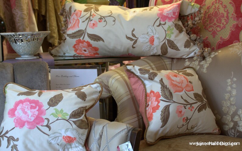 Designers Guild Fabrics musette Cream and Pink | Etsy