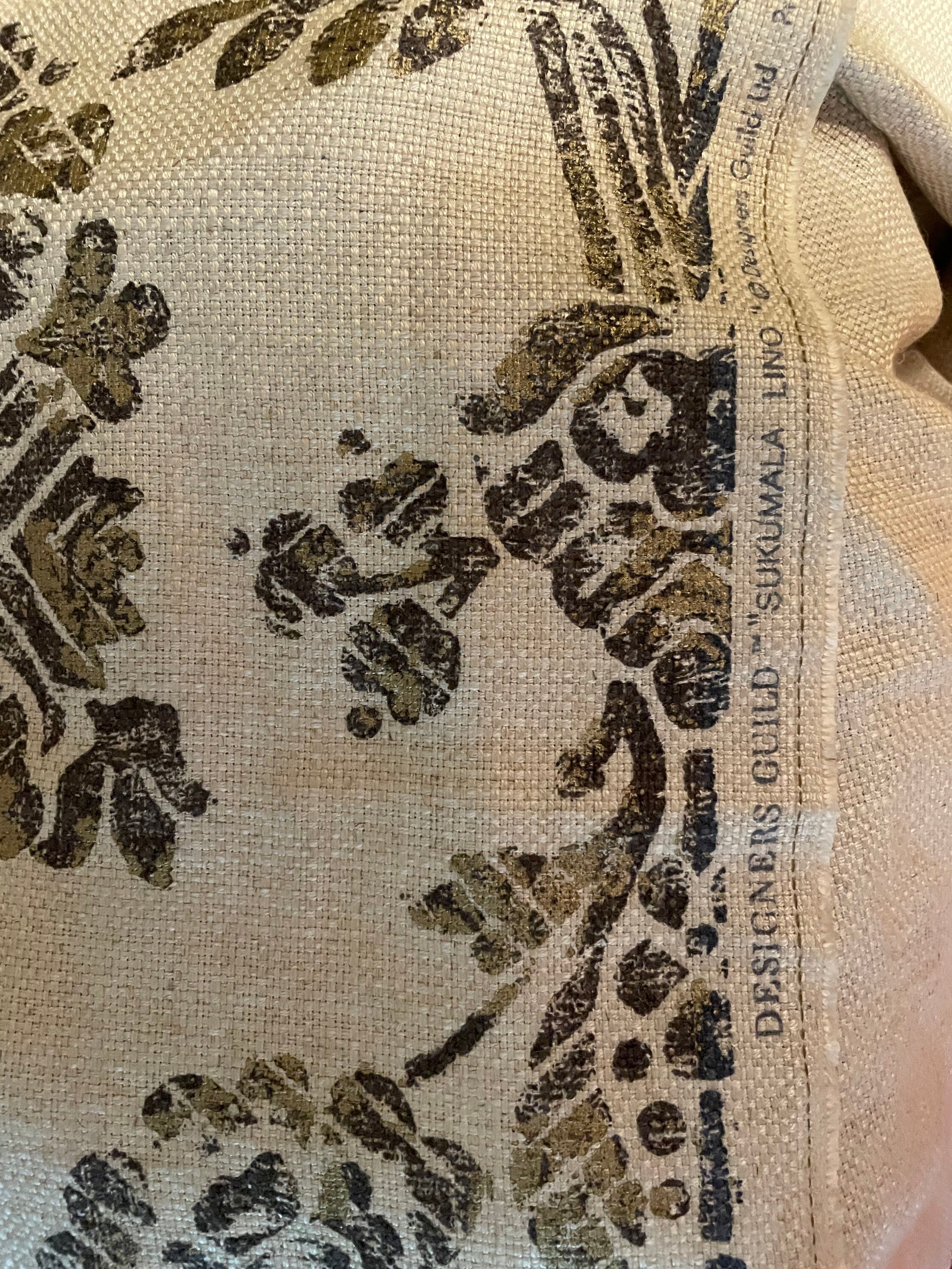 Designers Guild “sukumala Lino” Custom Made Curtains-roman Blinds In ...