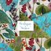 Harlequin, "nalina" Printed Linen- Floral Design-light Upholstery and ...