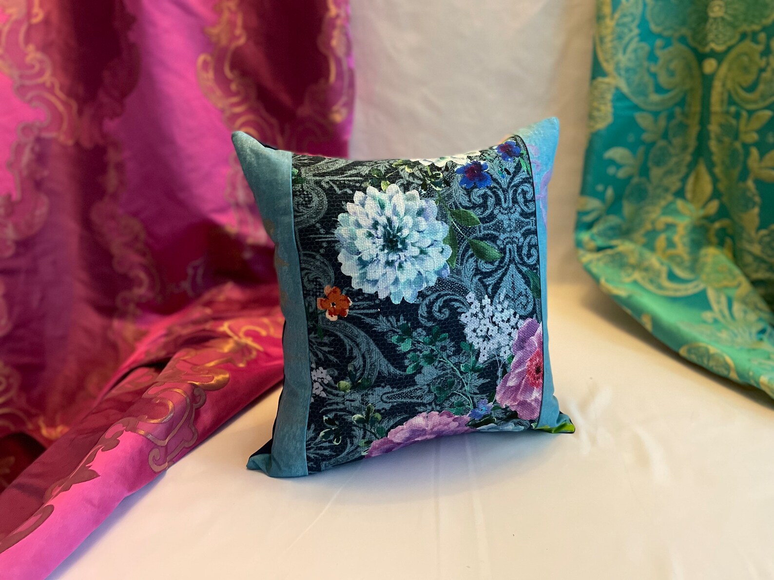 Designers Guild Purple Woven Silk Jacquard Curtain Fabric, Upholstery ...