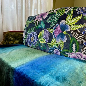 Designers Guild “rose De Damas- Indigo ” Printed Velvet - Upholstery ...