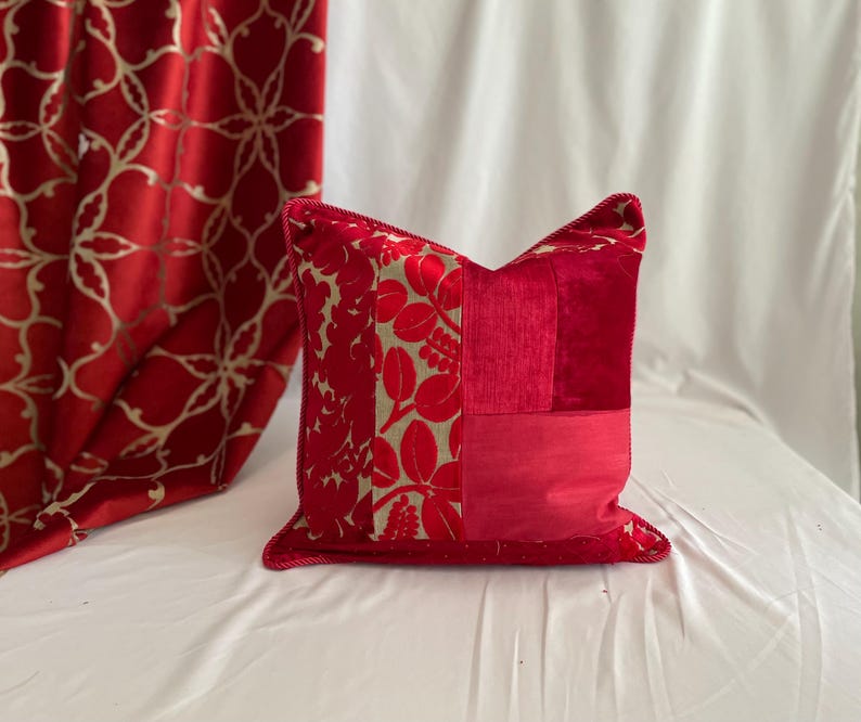 Designers Guild- Quilted Throw- in Red and White Fabrics From Jane ...