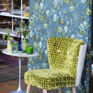 Designers Guild “montserrat-leaf” Velvet Jacquard-upholstery Velvet ...