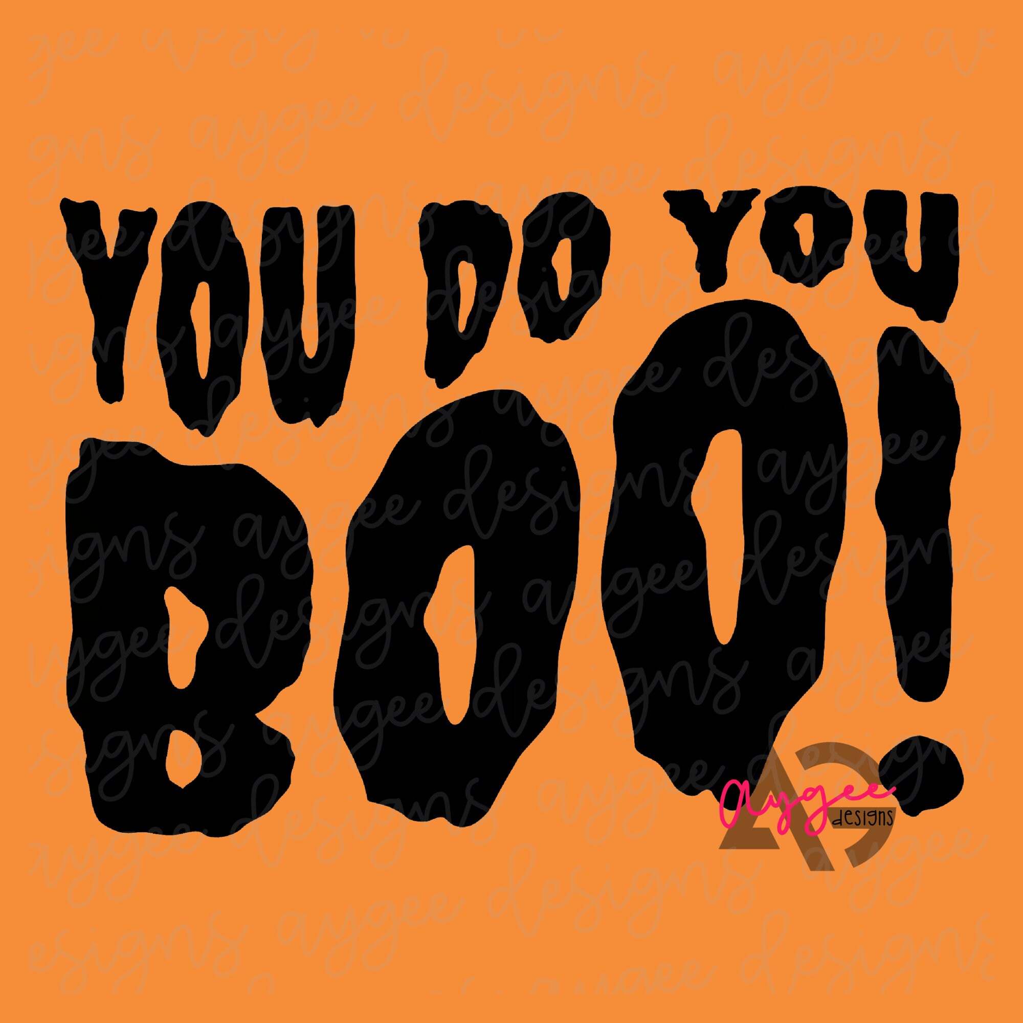 You Do You BOO! Spooky Halloween Png Only for Sublimation or DTF - Etsy