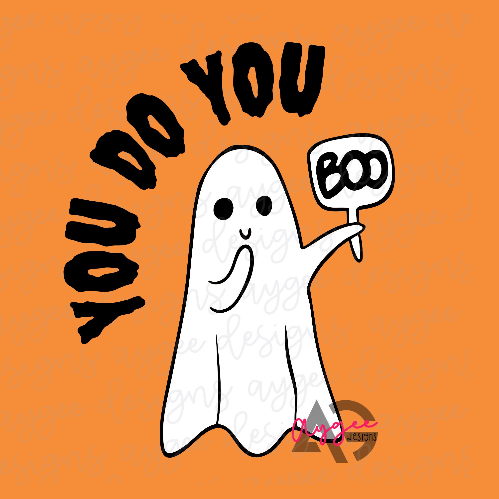 You Do You BOO! Spooky Halloween Png Only for Sublimation or DTF - Etsy