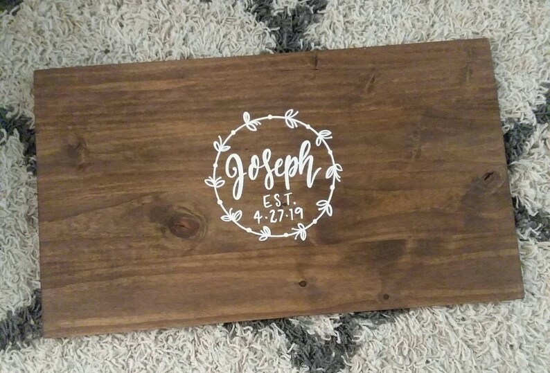 Alternative Guest Book // Entrance Wedding Sign in Board // - Etsy