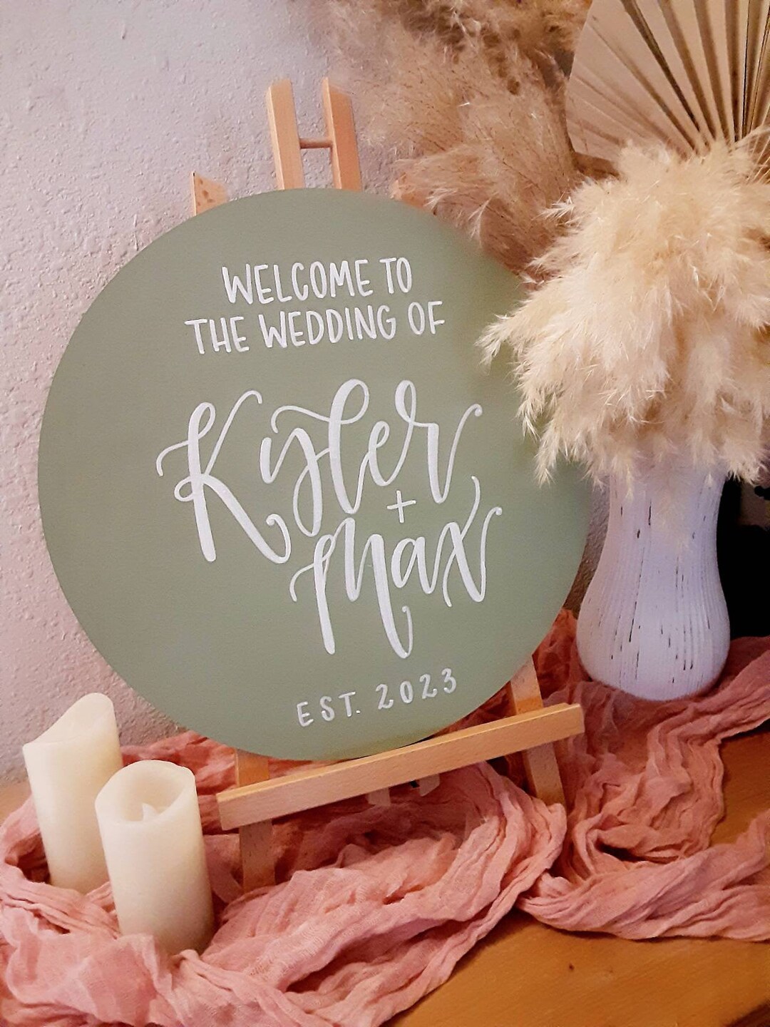 Any Colors!!! Welcome Wedding Sign Decor // Bridal Shower Entrance Sign ...