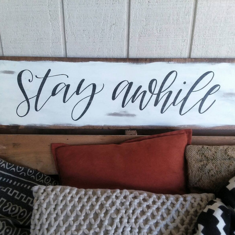 Large Wood Sign - Etsy