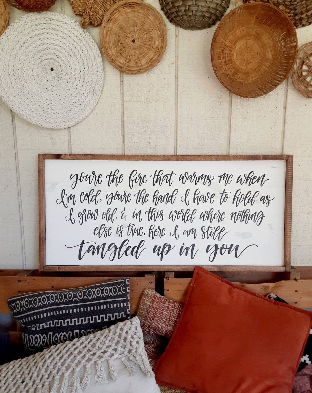Your Custom Song Here!! Lyric Sign // Wooden Farmhouse Country Living ...