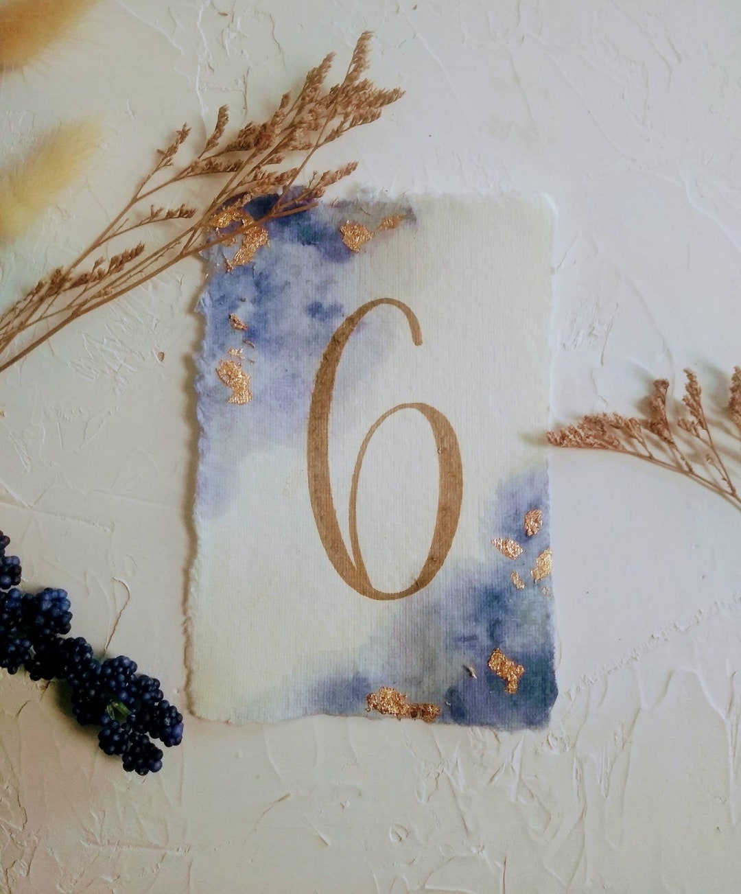 Any Colors! Navy Watercolor Table Numbers for Wedding Reception ...