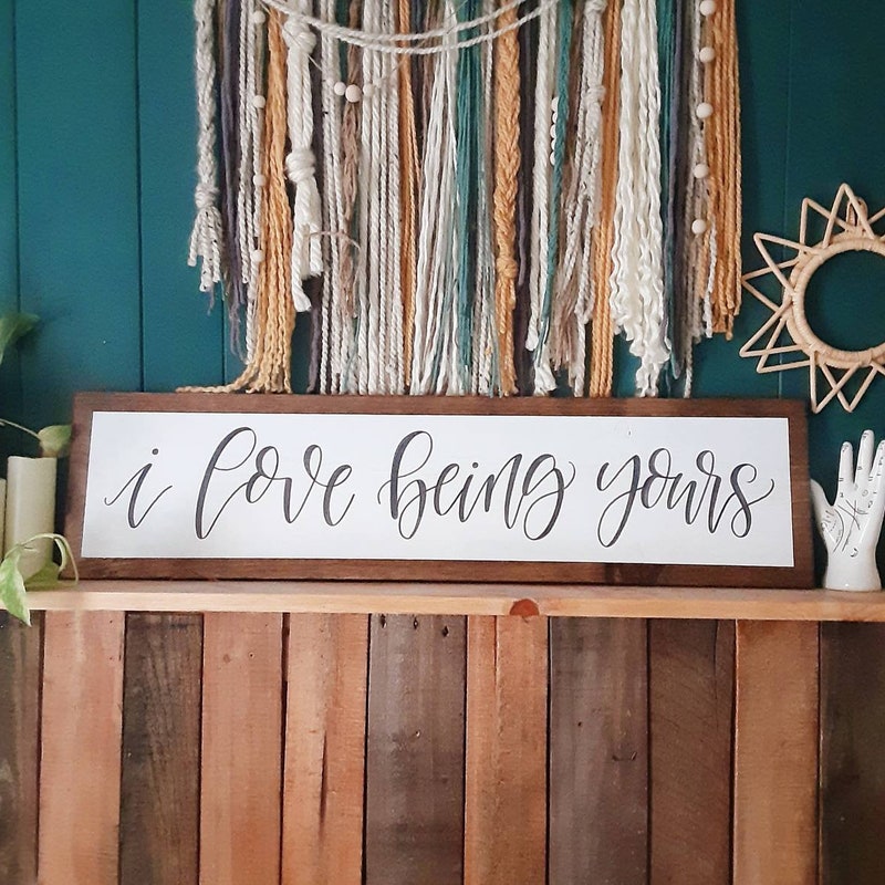 I Love Our Farmhouse Sign - Etsy