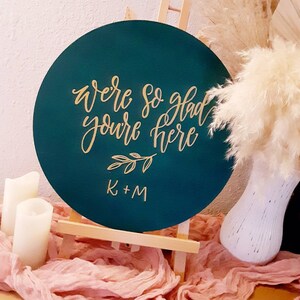 Any Colors Welcome Wedding Sign Decor // Bridal Shower Entrance Sign ...