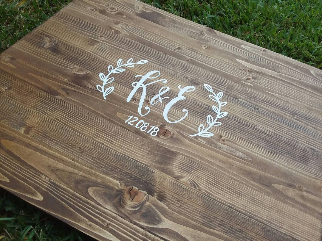 Alternative Guest Book Board // Wedding Wood Guestbook Wall Hanging ...