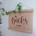 Personalized Family Name Brown Paper Scroll // Last Name Sign ...