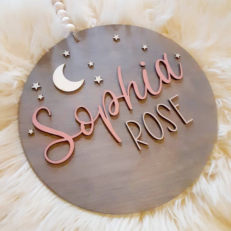 Kids Room Name Sign - Etsy