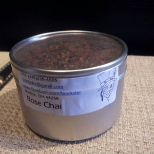 Rose Chai Loose Leaf Tea - Etsy