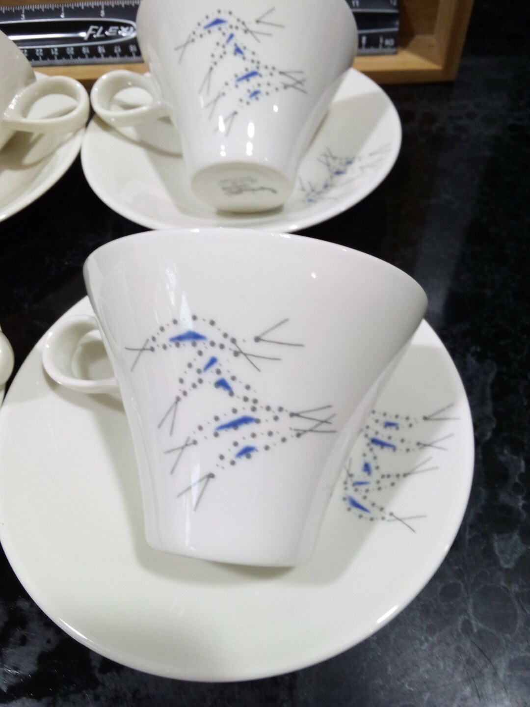 Ben Seibel Iroquois Cups and Saucers: Vision Pattern MCM Design - Etsy