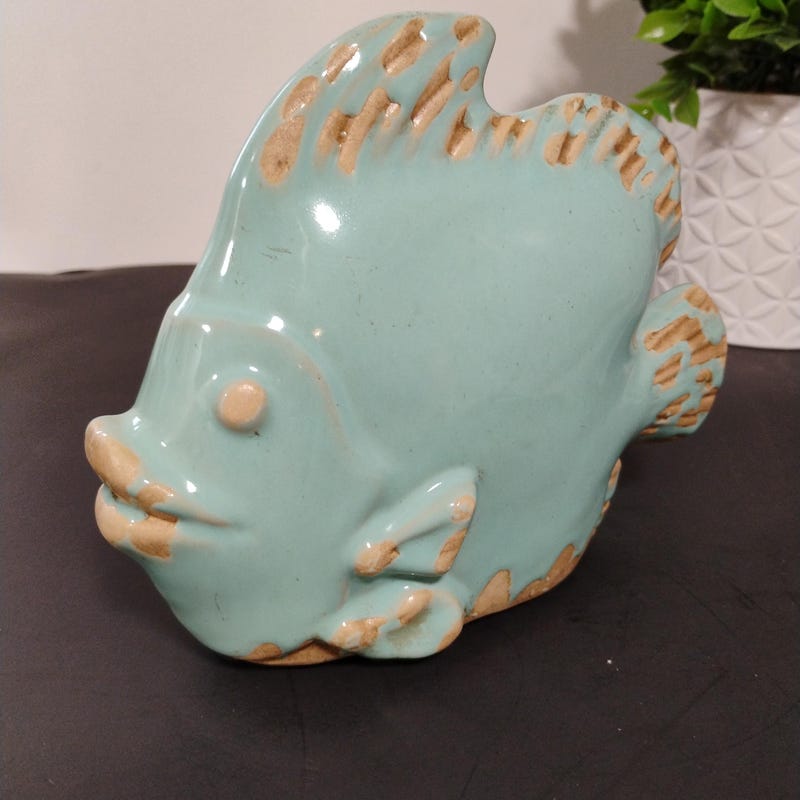 Clay Fish Sculpture - Etsy
